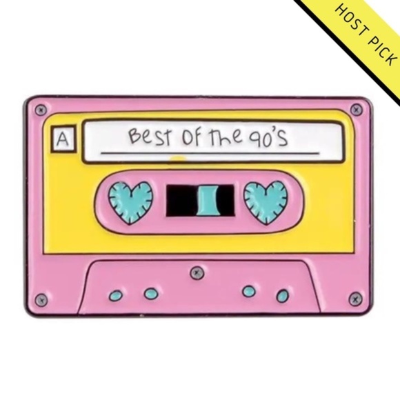 Jewelry | Hp Best Of The 9s Cassette Pin | Poshmark